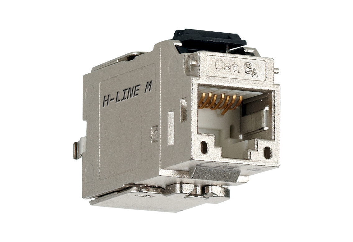 H-LINE M Anschlussmodul RJ45 Kat.6A/s - Heiniger Kabel AG