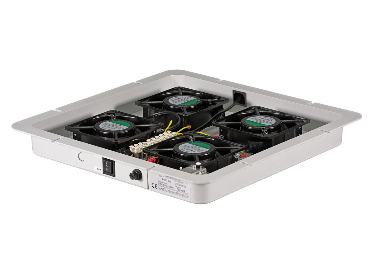 H-LINE M Lüftersystem mit 4 Lüfter - Heiniger Kabel AG